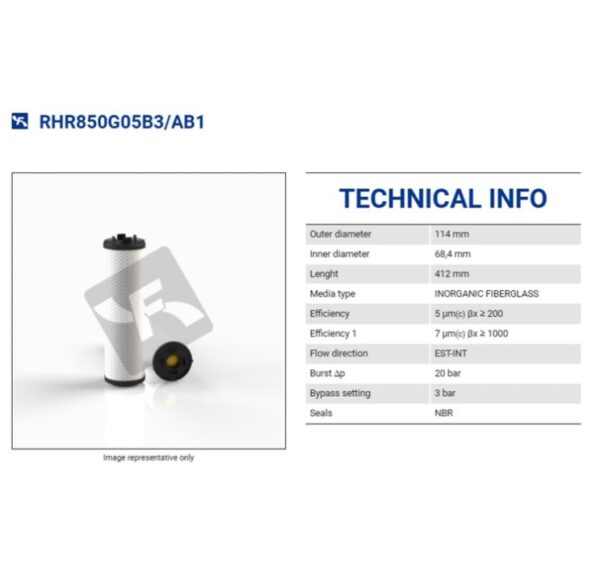 RHR850G05B3/AB1 | MAS FILTER Київ / УКРАЇНА